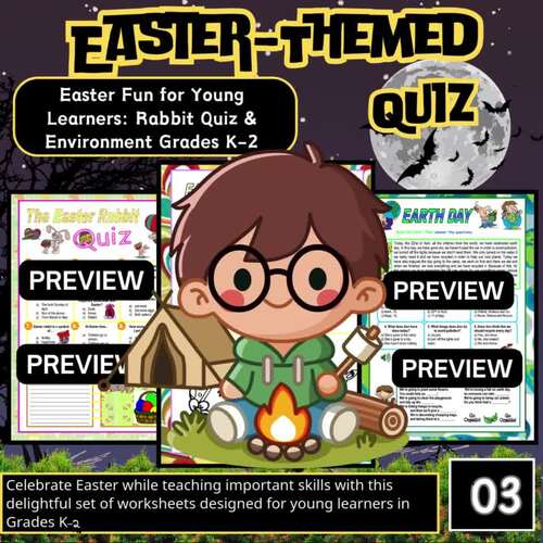 Easter Fun for Young Learners: Rabbit Quiz & Environment Activities ...