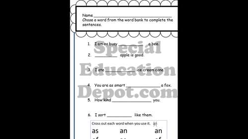 First Grade Sight Words Fill in the Blank Practice Worksheets | TPT