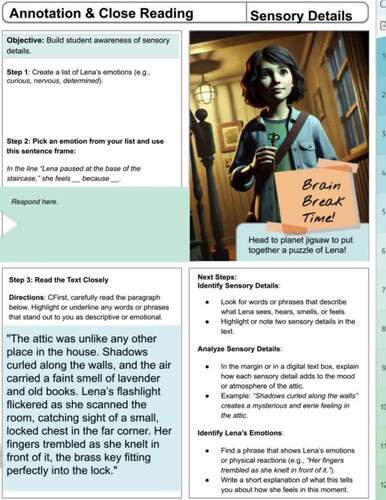 8th Grade Digital Resource: Theme and Textual Evidence Mini Unit