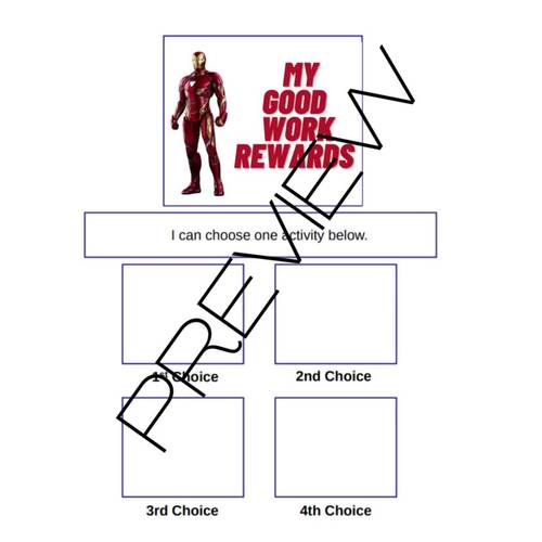 Super Hero Token Economy Reward System | TPT