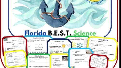 Properties of Matter Unit 4th Grade Topic 3 Florida B.E.S.T. Science ...