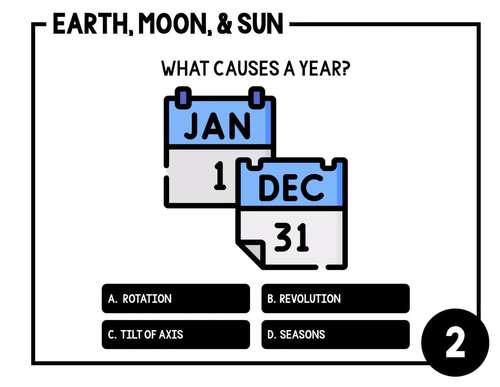 Planet Earth Moon & Sun Task Cards Activity | Print and Digital Task Cards