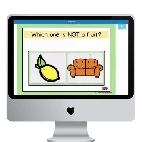 Negation for Speech Therapy Boom Cards™ by The Viral Teacher | TpT