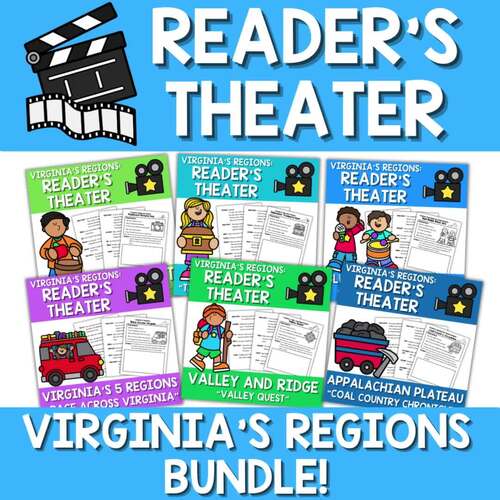 Virginia's Regions Readers Theaters Bundle | VA Studies Activities ...