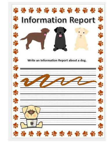 Therapy Dog Writing Activities by Jenny's Smart Starters | TPT