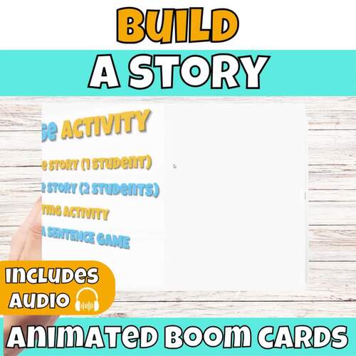 Build a story 14 Boom Cards Digital Resources by Teachers Resource Store