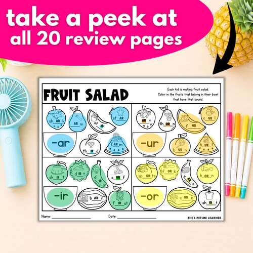 1st Grade Summer Reading Packet Phonics Worksheets End of Year Literacy ...