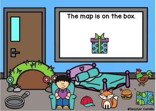 CVC Sentences for Comprehension - BOOM Cards™ for Distance Learning