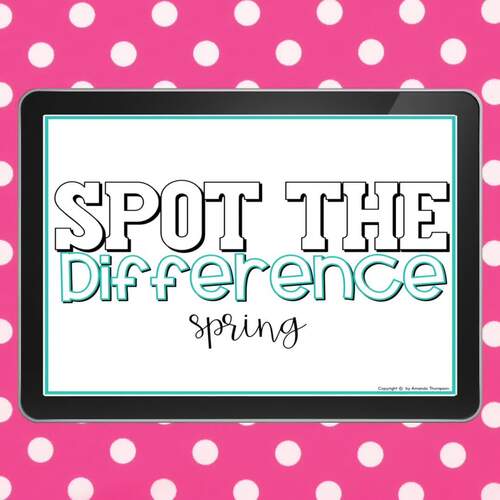 Morning Meeting Activities - Digital Games - Spot the Difference ...