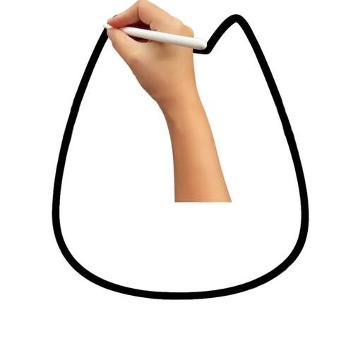 Cat Directed Drawing Worksheets | No-Prep Easy Art Activity for K-2