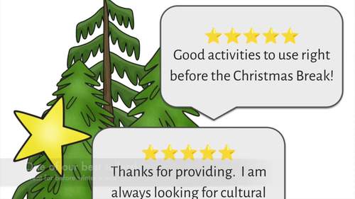 Vocab & Cultural Activities for La Navidad/Christmas Activities for Spanish