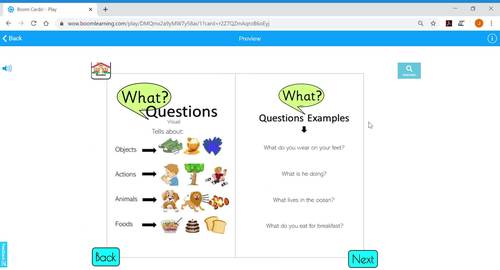 WH & How Questions BOOM Cards Pack by Petite Speech Geek | TPT