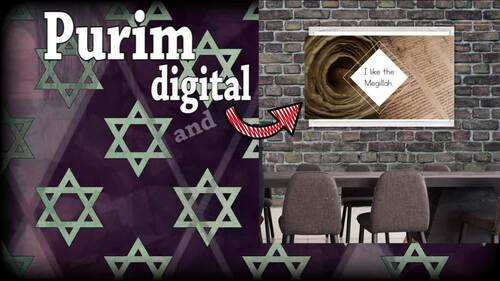 Jewish Holiday Purim: Emergent Reader Sight Word Books, Printable & Digital