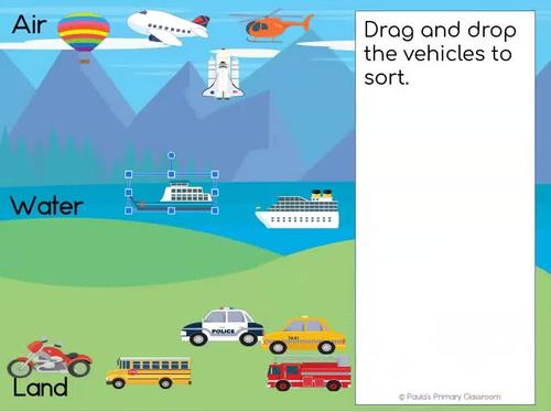 Transportation Math Digital for Google Slides™ and Printable Bundle