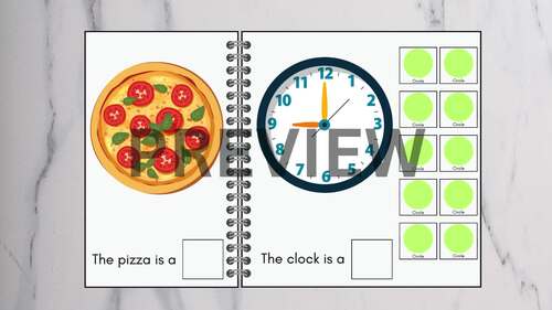 5 Interactive Books | Shapes | ERRORLESS, 5 shapes by Kylie's Creations