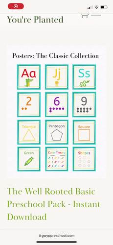 The Basic Preschool Pack by Grow Where You're Planted | TPT