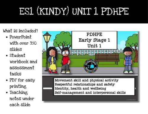 ES1 (kinder) UNIT 1 NSW PDHPE Movement,Health,Relationships,Safety ...
