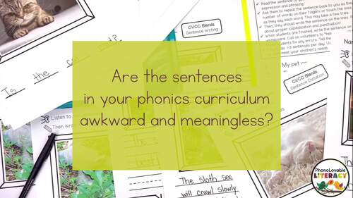 Sentence Dictation Yearlong Bundle with Real Photo Writing Prompts