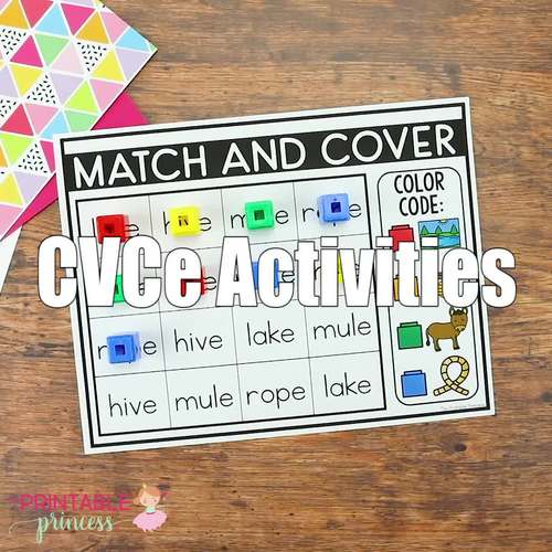CVCe Words Bundle | Activities, Games, and Centers by The Printable ...