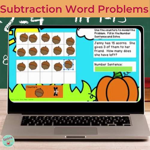 Grade 1 Subtraction Word Problems by Eastern Shore Math Teacher | TPT