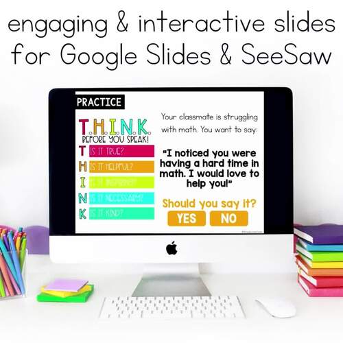 Self-Management Digital SEL Curriculum for Google Slides & SeeSaw