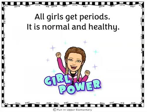 Period Social Story EDITABLE by Fun In Upper Elementary | TPT