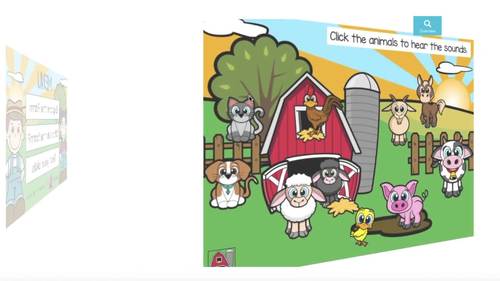 Farm Animal Sounds: 'I hear' activities for speech therapy (Distance ...