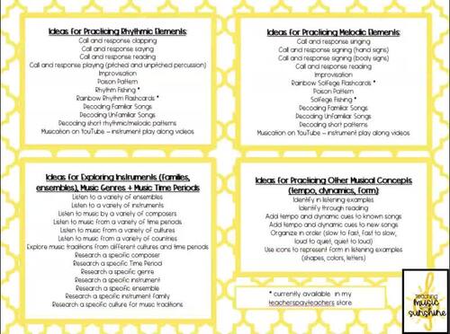 Elementary Music Outlined Curriculum (K-5) by Teaching Music with Sunshine