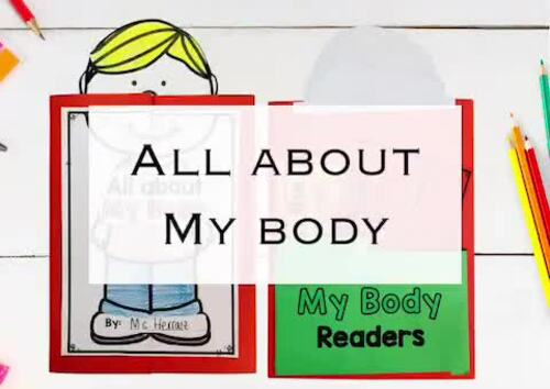 Body Parts Lap book | Human Body Systems and Five Senses Activities