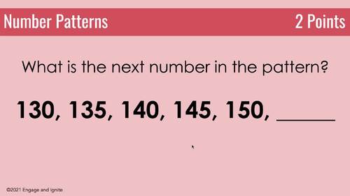 DIGITAL Ontario Patterning Review Game by Engage and Ignite | TPT