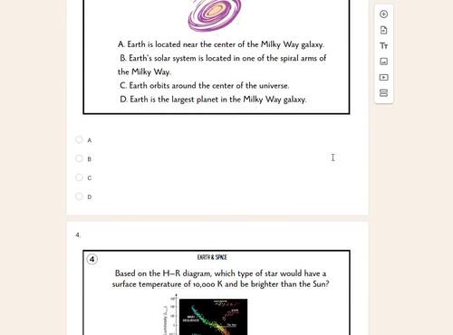 8th Grade Science 20 Review Task Cards | Stars, Topographic & Plate ...