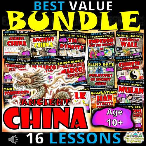 Ancient China Unit | 16 Interactive Lessons for Engaging History Classes