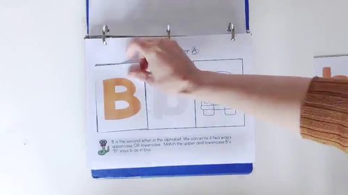 Alphabet Learning Folder by Inspire the Mom | TPT