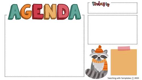 Daily Agenda Slides-Winter Animals Theme-Morning Meeting-January-Google ...
