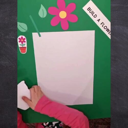 Build a Flower Paper Craft: Easy Spring Activity for Kindergarten