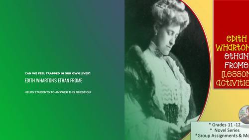 ETHAN FROME [LESSON ACTIVITIES] by The Angry Teacher Store | TPT