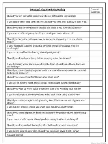 Safety Awareness Survival Kit for Adult Speech Therapy by Spruce Street SLP