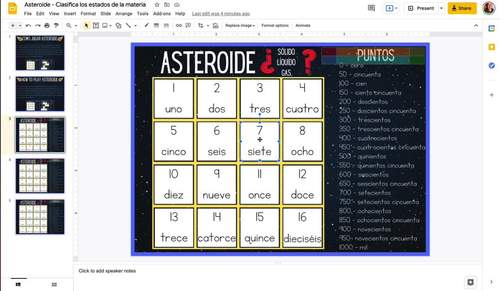 Spanish - States of Matter - Interactive Game - Ciencia - Dual Language