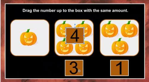 Number Sense| Whole Numbers to 20| Halloween| Google Slide Activity