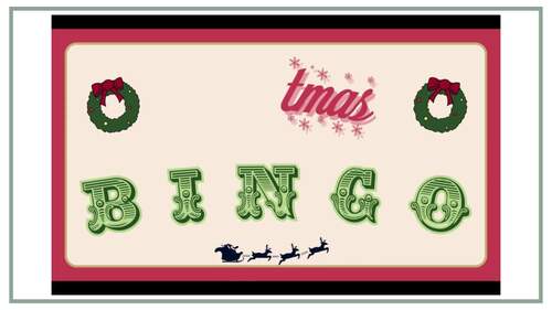 Christmas Bingo Game Follow Along Video | Christmas Fun | Seasonal Game ...