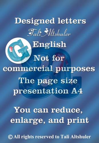 English Digital Letters, numbers and symbols decorate classroom - Pencil