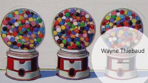 Distance learning Wayne Thiebaud Inspired Gumball Machine by ITS AN ART ...