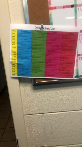 Special Education Daily Schedule by SpecificallySped | TpT