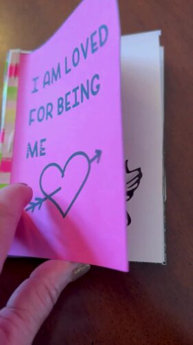 Student Valentine Activity - Positive Affirmations and Mini Coloring Book