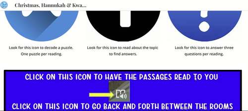 Christmas, Hanukkah and Kwanzaa DIGITAL ESCAPE ROOM | Distance Learning