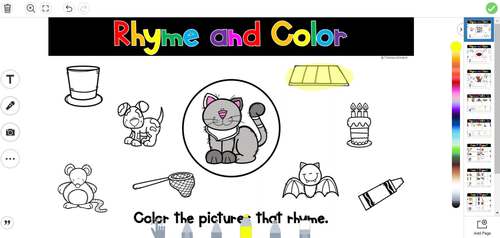 Seesaw Rhyming Activities by Created by Chelsea | TPT