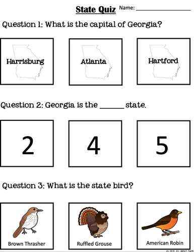 Georgia, Quiz & Assessment, 50 States, Special Education by All About SPED
