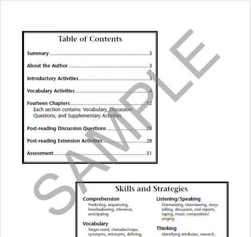 All Alone in the Universe Novel Units® Teacher Guide Novel Study