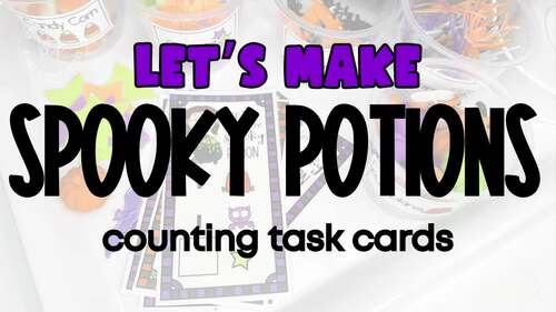 Halloween Math Center Preschool, Pre-K, Kindergarten - Halloween ...