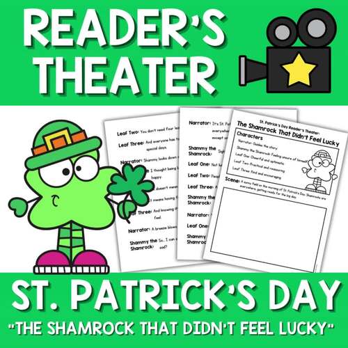 St. Patrick's Day Reading Activity | Fun Readers Theater for March ELA ...